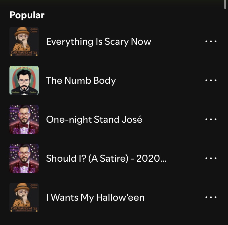 Discography – JOSHUA CASTRO